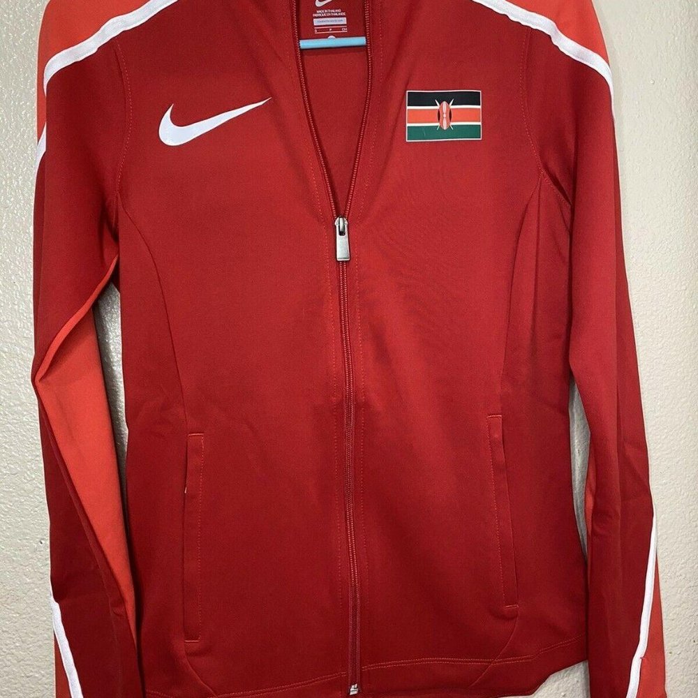 Rare Mens Nike Podium Jacket Kenya 2018 - Gem